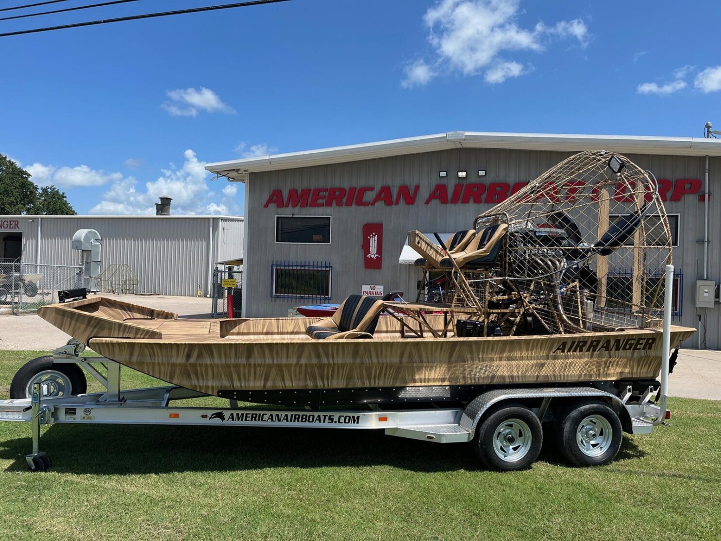 SOLD – NEW 2024 18′ X 8′ AirRanger | American Airboat Corp.